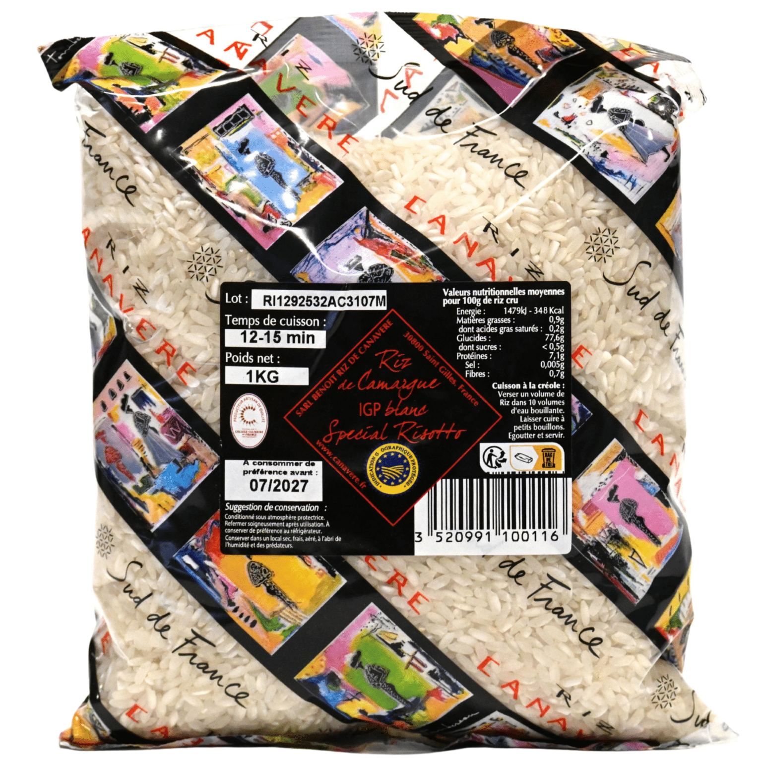 Riz de Camargue IGP – Risottoris 1kg. | Sane food